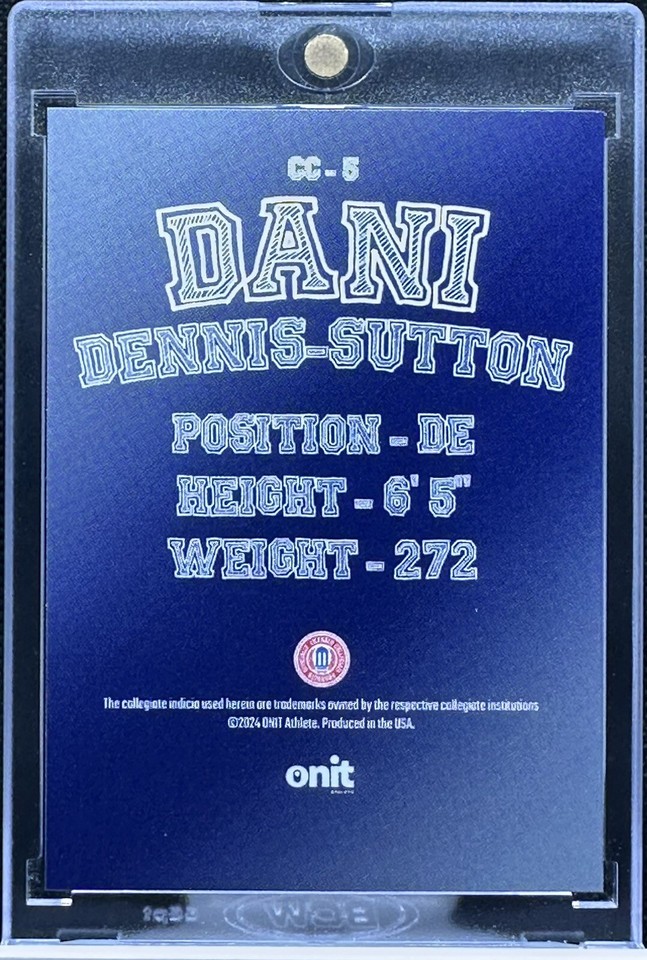 Dani Dennis-Sutton College Colors 2024 Onit Penn State Nittany Lions SP ...