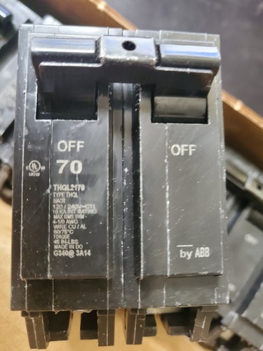 5 GE General Electric THQL2170 70-Amp 2-Pole 120/240VAC Breaker | eBay