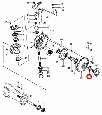 3703282M1 Massey Ferguson 1734E 1735E 1735M 1736 MFWD Front Axle Outer Seal | eBay
