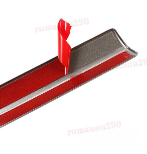 For Nissan Rogue 2016-2020 Steel Black Chrome Car Side Window Strip ...