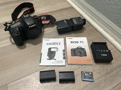 Canon 7d & 430EX Flash Package (Free Shipping, USA only) | eBay