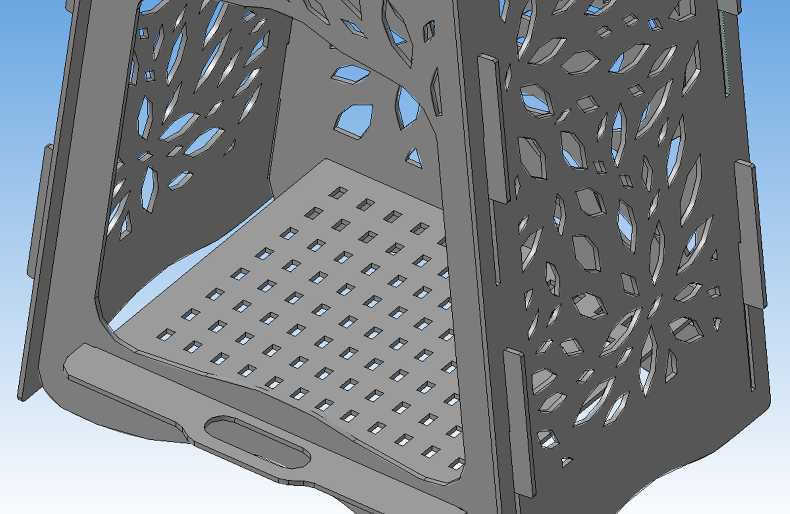 Vertical fire pit. Garden decoration. Leaves. DXF files for plasma ...