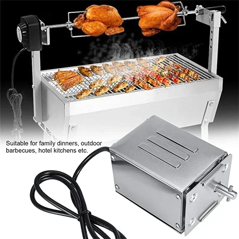 BBQ Grill Roaster Electric Motor Goat Pig Chicken BBQ Spit Rotisserie ...