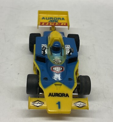AFX Aurora Slot Car 1978 HO scale, British comic "Tiger series" w/Skid ...
