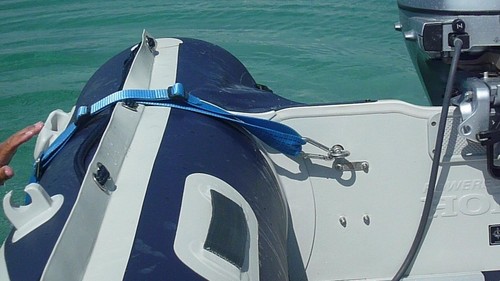 Rib Step Inflatable Boat Boarding Ladder Dinghy WHITE water ski ...