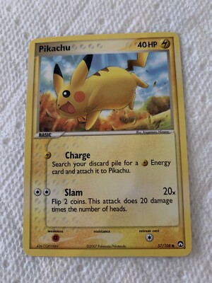 Pikachu - 57/108 - Common NM/M Pokémon Card Power Keepers | eBay