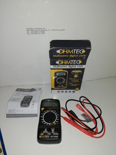 MULTIMETRE DIGITAL 250 V OHMTEC FONCTIONNEL EN BOITE ET NOTICE | eBay