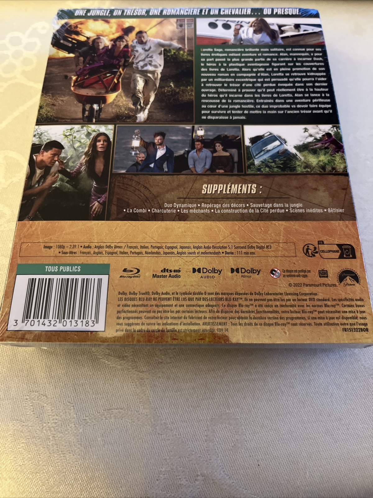 BLU-RAY "LE SECRET DE LA CITE PERDUE" Sandra BULLOCK, Channing TATUM | eBay