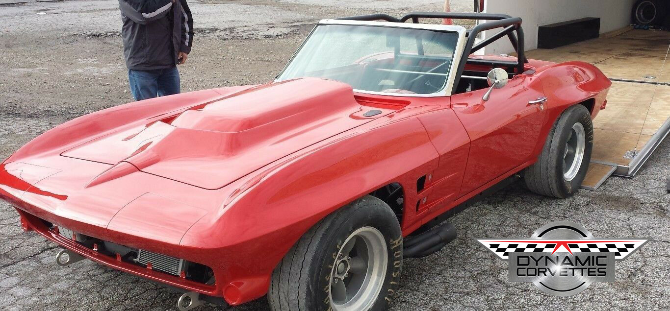 1963-1967 C2 Corvette Custom Fiberglass Rear Quarters 1.5 Inch Flare ...