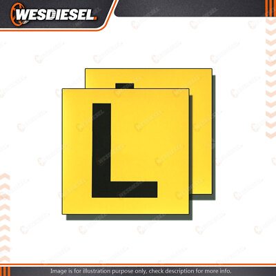 2 Pcs of Drive L Plates - Magnetic Learner's Plates for All Australian ...