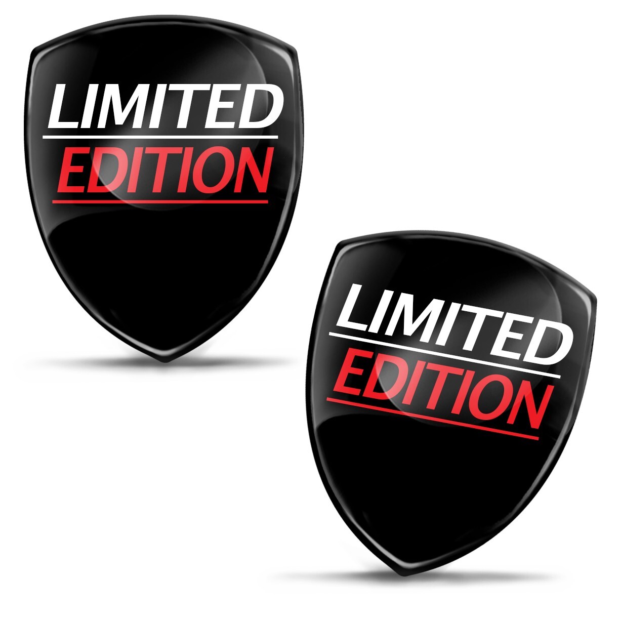 2 x 3D Limited Edition Stickers Domed Decals Logo Car Moto Emblem Badge ...