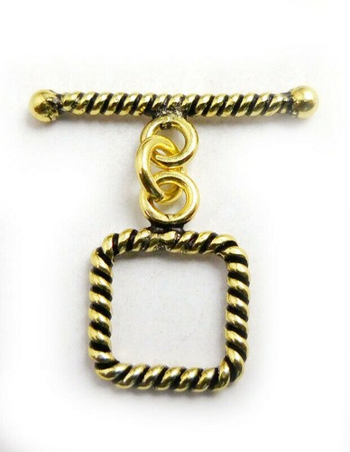 3 Sets 13X26mm Bali Toggle Clasp Antique Gold Plated | eBay