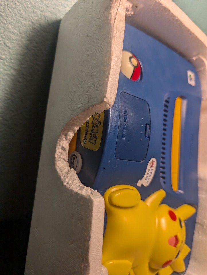 Pikachu Nintendo 64 Pokémon Console with Box Only- Special Edition Toys ...
