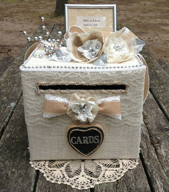 Large Wedding Card Boxes 1pc Large Rustic Wooden Wedding Card Box With
