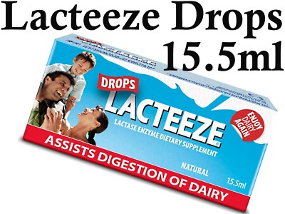Lacteeze Drops ( 15.5ml ) ( Lactase Enzyme ) | eBay