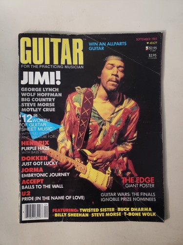 Guitar for the Practicing Musician Magazine - U2 EDGE Poster ...