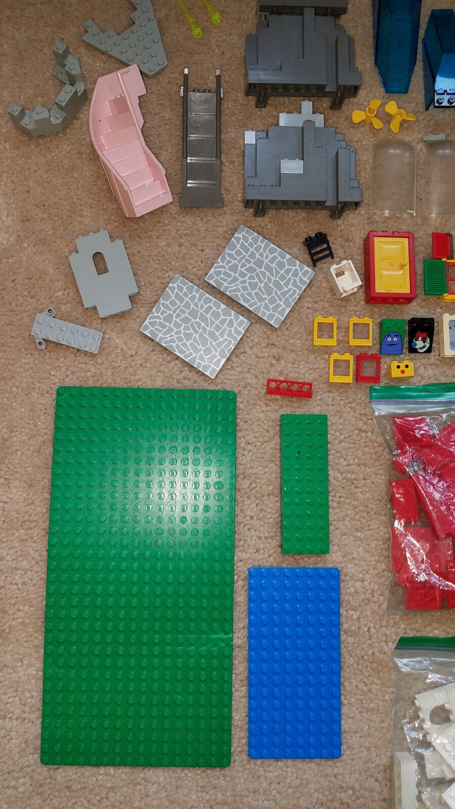 🟢1990's Vintage Lego Brick Set Bulk Lot 4lbs of bulk rare pieces & mini ...