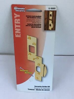*Defender Security* Security Strike Kit U-9989 Heavy Duty Gold New Made ...