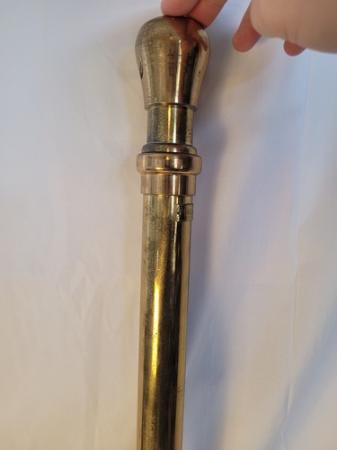 Antique Brass Farm Grain Probe Burrows Equipment Co Evanston Illinois ...