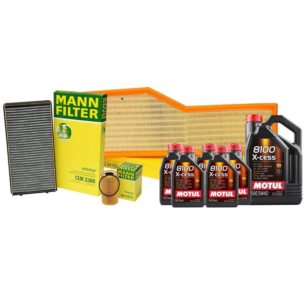Motul + OEM Engine Oil Change Kit (5W40) (9 Liter) (X-CESS 8100) | eBay