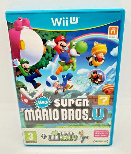 Neu Super Mario Luigi Bros U Nintendo Wii Pal Eur Spiel Verwendet ...