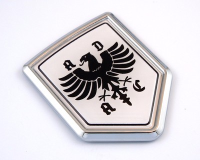 ADAC Flag German Germany auto club Emblem Chrome Car Decal Sticker | eBay