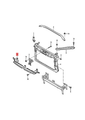Genuine VW Jetta Vento BU3 Guide Section 17A805705E | eBay