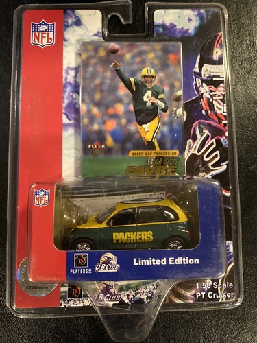 NFL Green Bay Packers PT Cruiser Diecast Car, New (2001 Issue) Brett ...