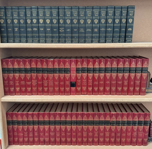 Harvard Classics Deluxe Edition Full Set & Shelf of Fiction Full Set ...