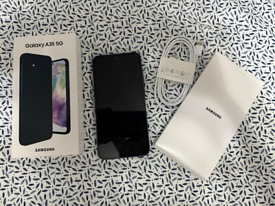 NEW Open-Box Samsung Galaxy A35 5G, 6/128GB, Navy (T-Mobile/Metro By T ...