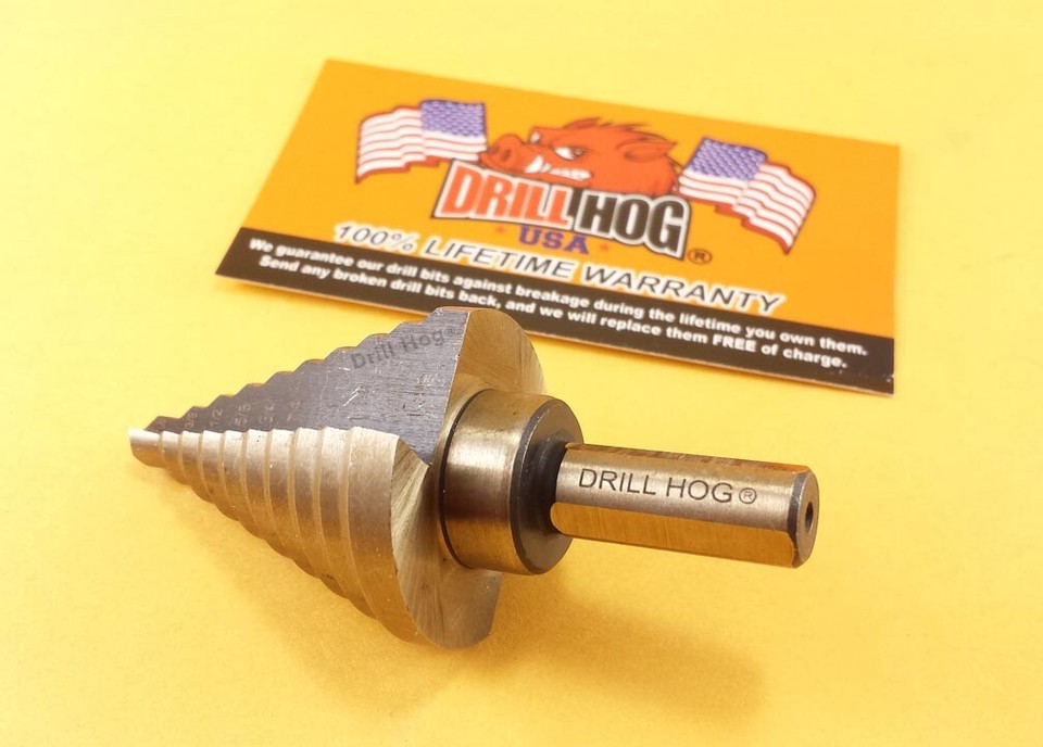 Step Drill 1/4"-1-3/8" Molybdenum M7 UniBit Reamer Lifetime Warranty ...