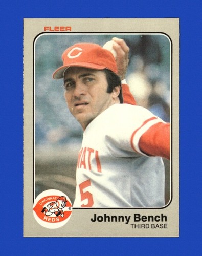 1983 Fleer Set-Break #584 Johnny Bench NR-MINT *GMCARDS* | eBay
