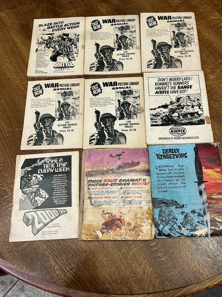 war picture library commando comic books x 9 job lot | eBay UK