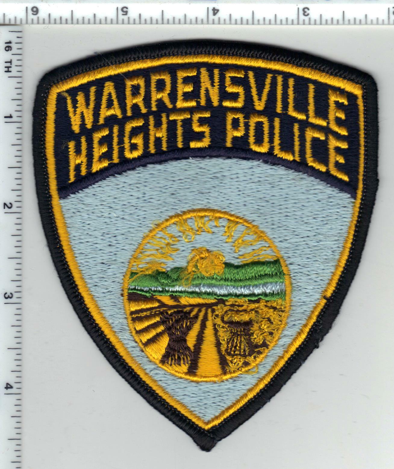 Warrenville Heights Police (Ohio) 2nd Issue Shoulder Patch | eBay