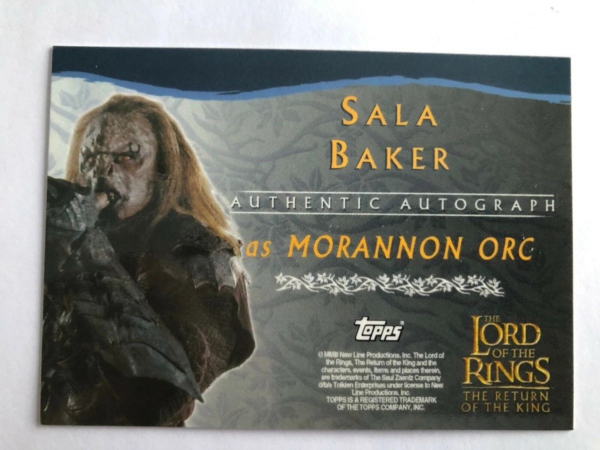 Sala Baker Lord Of The Rings