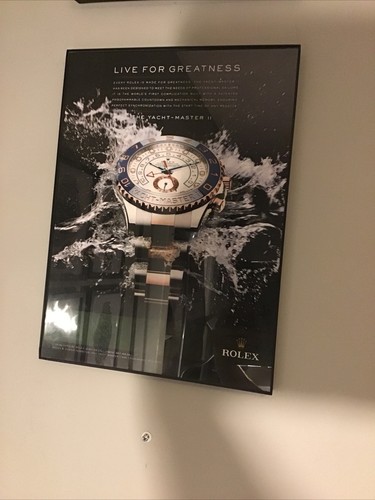 Rolex Vintage Advertisement Reprint Poster Watch Framed wall 12x16 ...