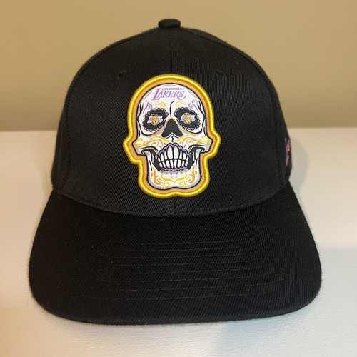 Mitchell & Ness x Los Angeles Lakers 'Day of the Dead' Sugar Skull OSFM ...