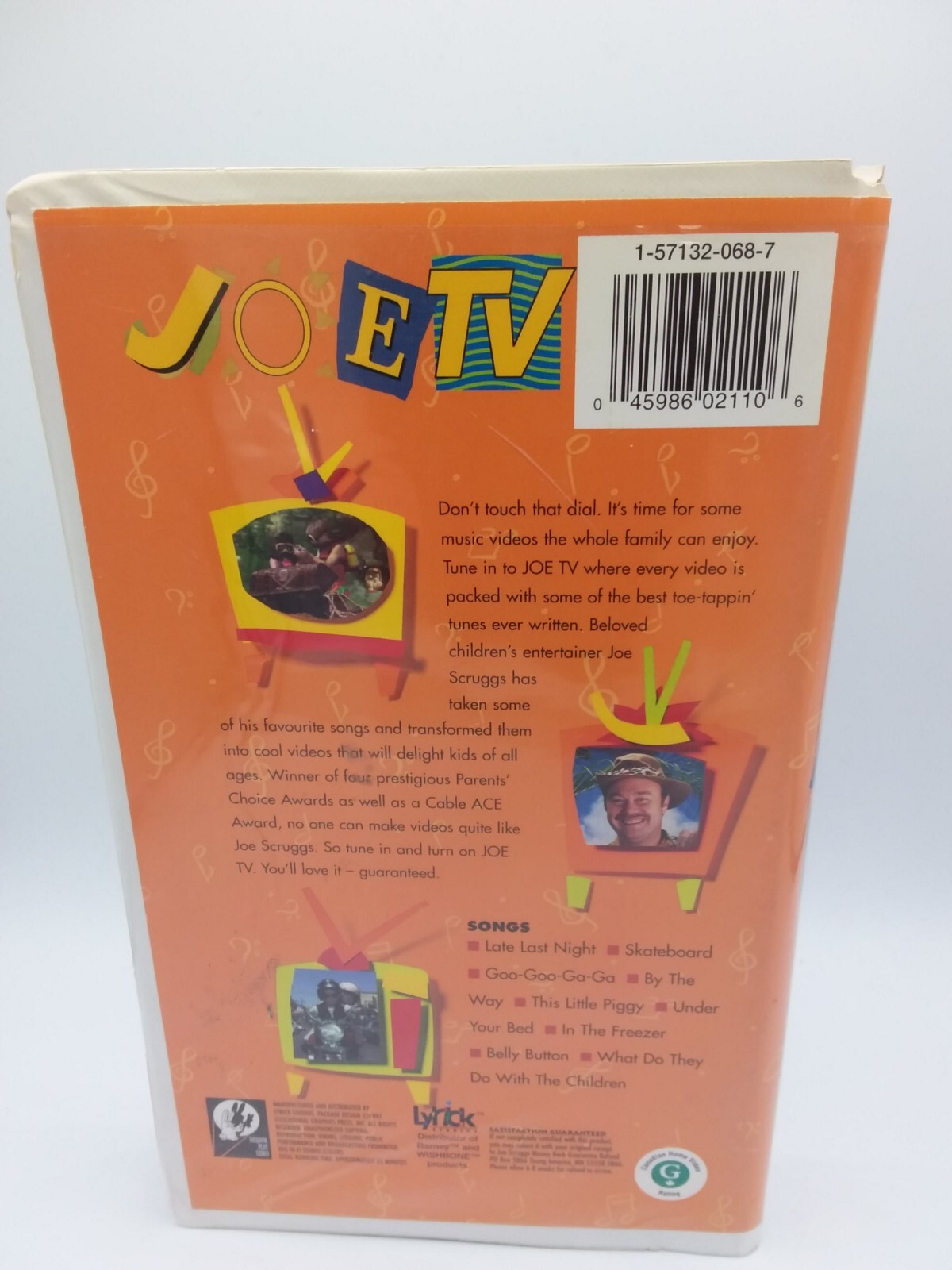 Joe Scruggs Joe Tv VHS Songs Musical Video Kids Ages 3-11 Clamshell ...