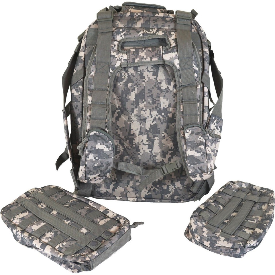 Black Deluxe Mini Hospital Military Medic Backpack Survival Emergency ...