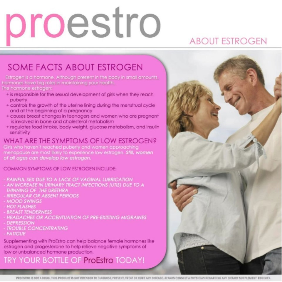 Proestro 1500Mg Estrogen Pills for Women - Female Hormone Balance ...