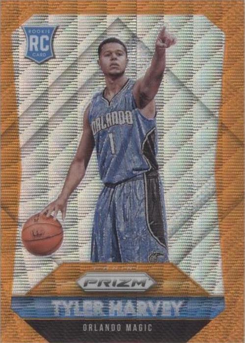 2015-16 Panini Prizm - Rookies Tyler Harvey #325 Orange Wave Prizm (RC ...