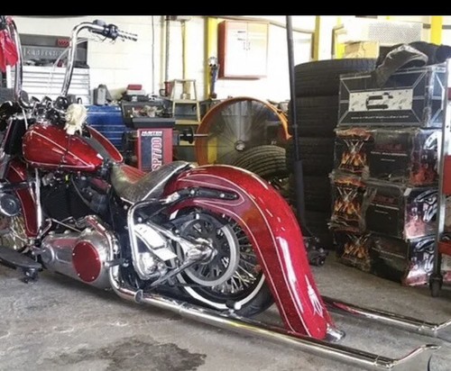Harley Davidson Softail Classic Heritage Cholo 6" Stretched Rear Fender ...