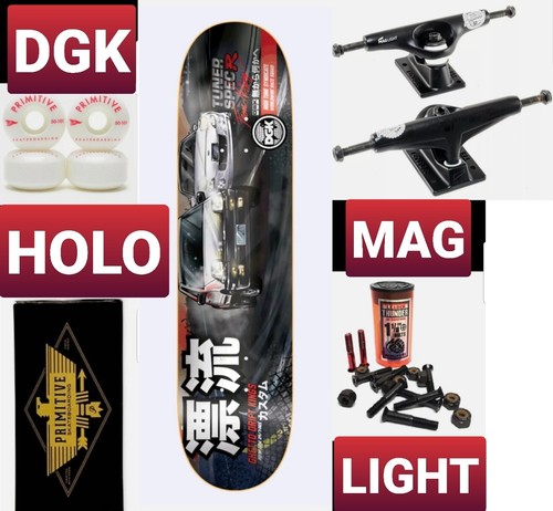 New complete DGK Initial D 4AGE holographic lenticular skateboard deck ...