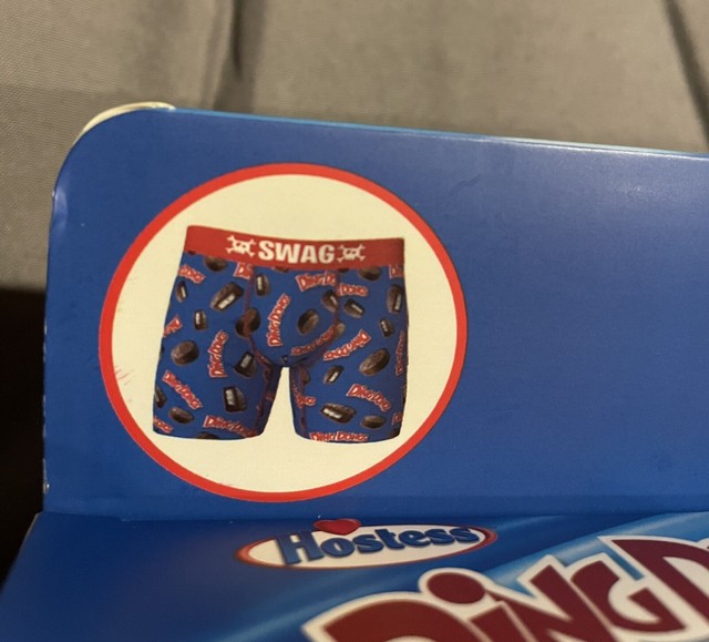 Mens Hostess Ding Dong SWAG Boxer Briefs Gift Box Size Large Funny for ...