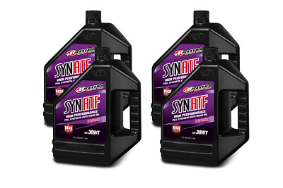 MAXIMA RACING OILS Synthetic Racing ATF 30W Case of 4 x 1 Gallon Jugs ...