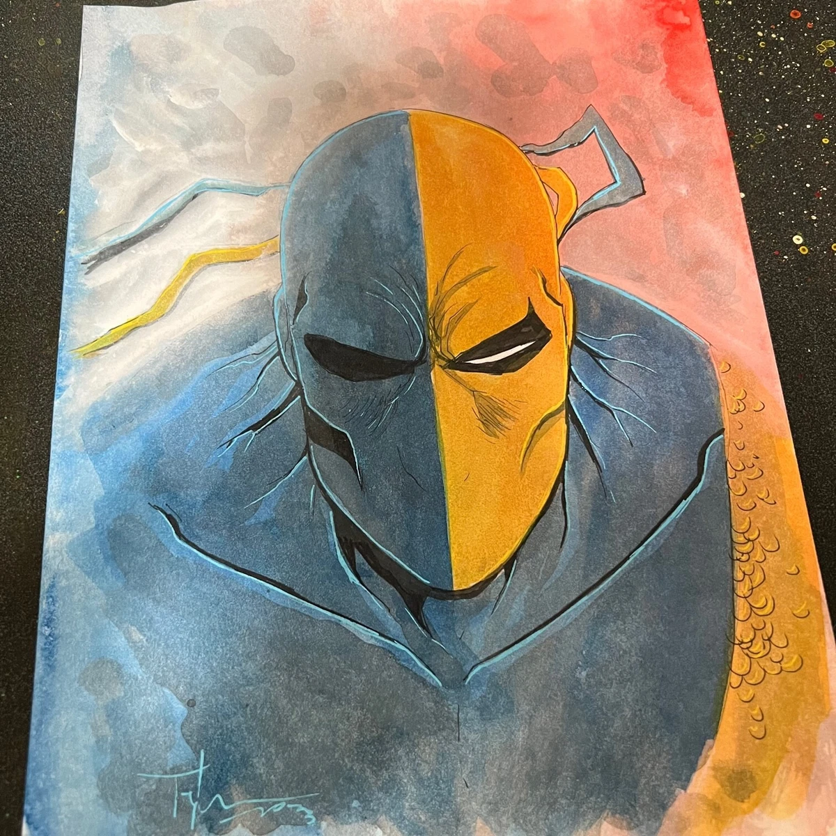 Easy Deathstroke Drawing