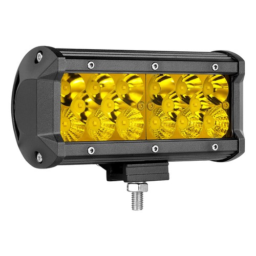 2x 7" 320W Amber LED Work Light Bar Spot Flood Driving Fog OffRoad 4WD ...