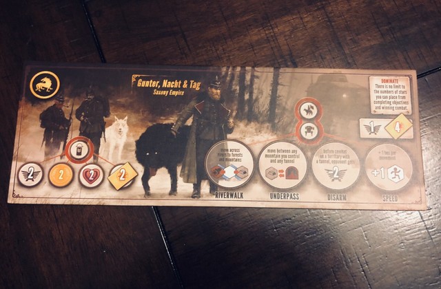Player mat selection in tabletop : SCYTHE