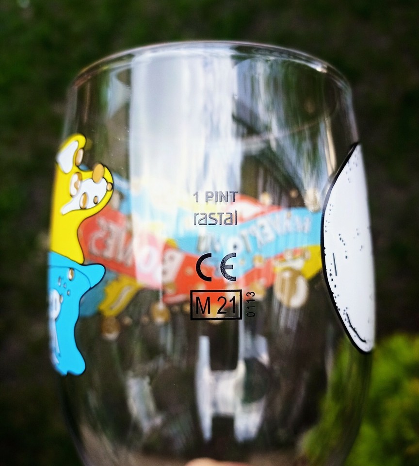 Brand New Beavertown Bones Lager Pint Glass - CE Marked 'Great B-day ...