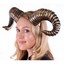 TWISTED BULL RAM GOAT ARIES BEAST HORNS DEMON DEVIL COSTUME HEADPIECE ...